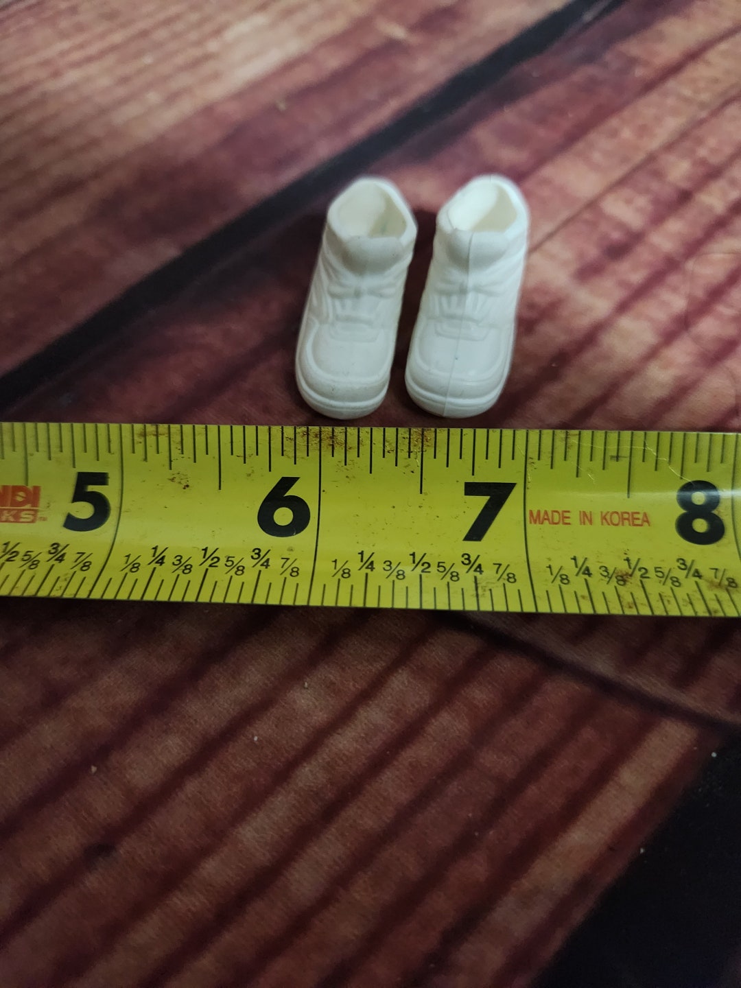 Vintage 1960s MATTEL Barbie Shoes White Sneakers Snow Shoes - Etsy