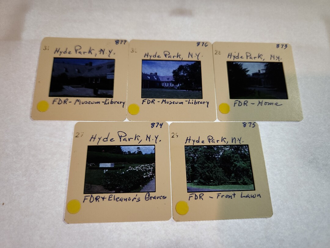 Lot of 6 1970s Vintage Hyde Park, New York 35mm Film Slides Vanderbilt ...
