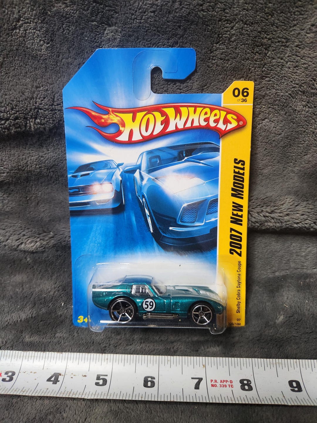 M* 2006 Mattel Hotwheels Teal Shelby Cobra Daytona Coupe New Models ...