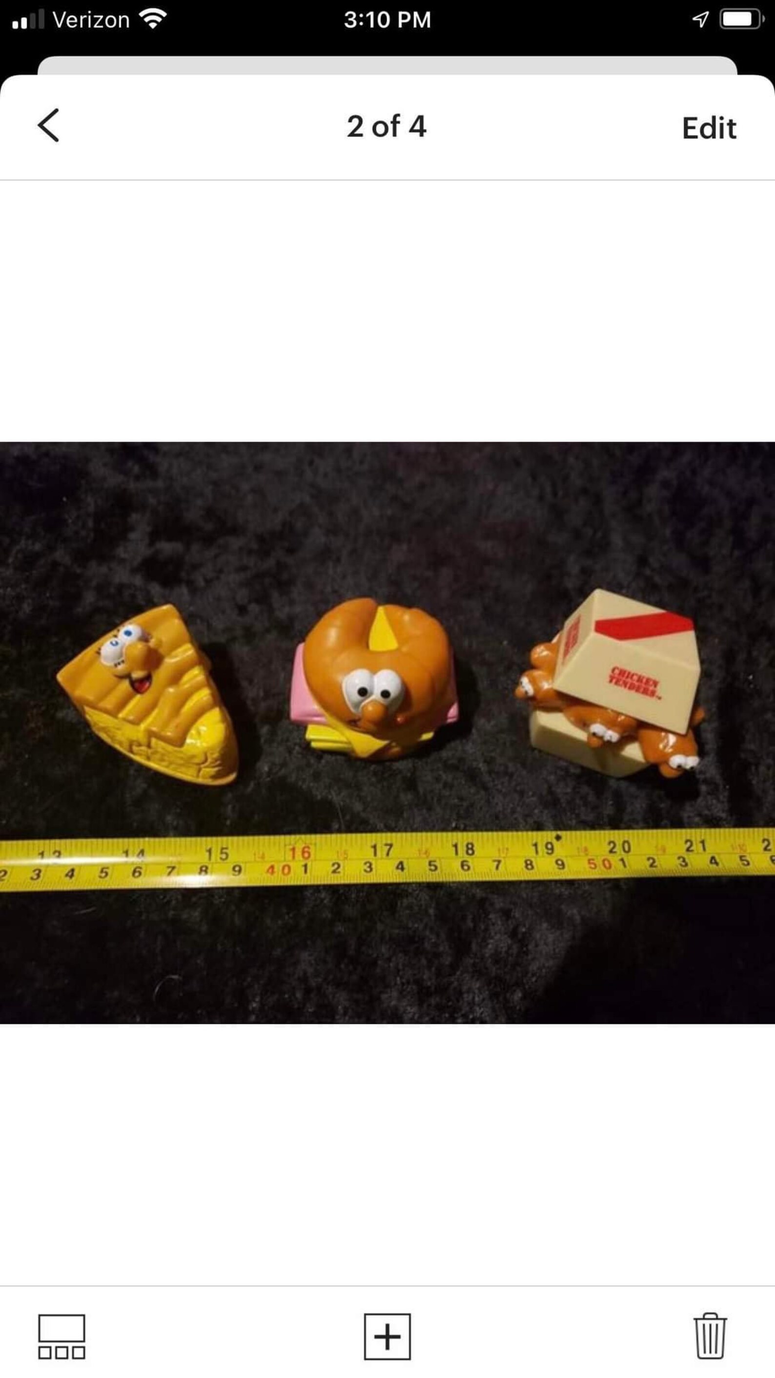 Vintage 1989 Burger King Lickety Split Food Racers Crossiant, Pie ...