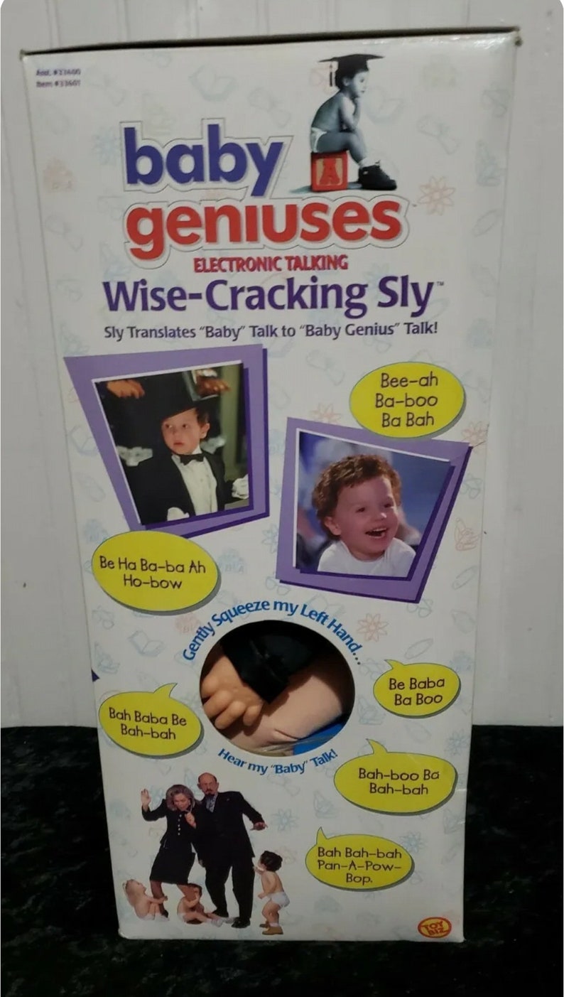 Baby Geniuses Electronic Talking Wise-cracking Sly Doll as - Etsy