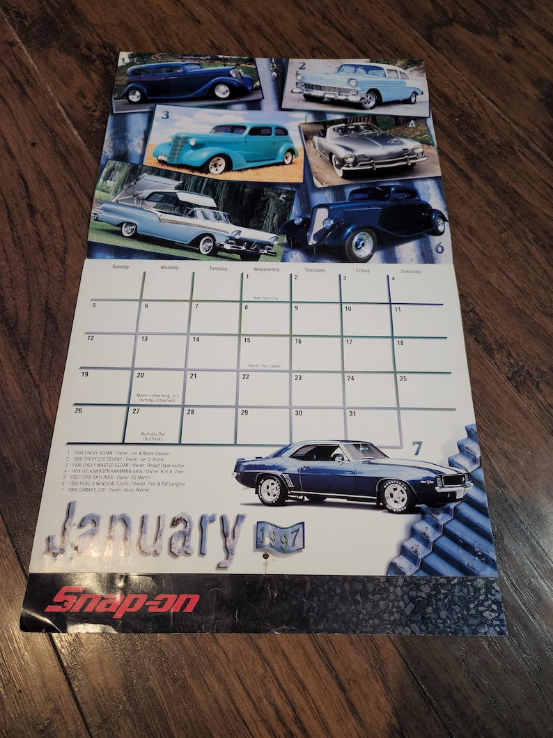 A Vintage Snap on Snapshots Calendar 1997 - Etsy