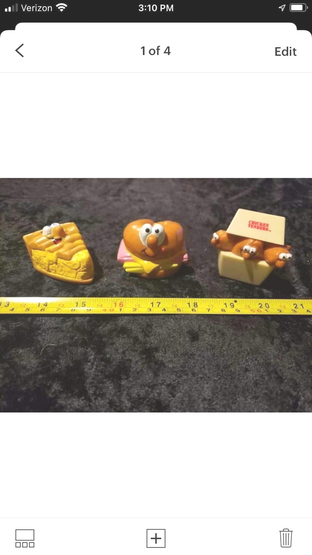 Vintage 1989 Burger King Lickety Split Food Racers Crossiant, Pie ...