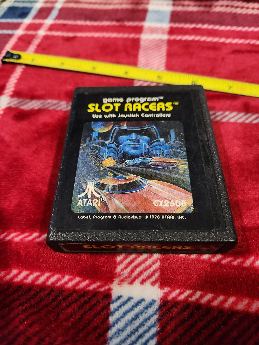 Vintage WORKING 1978 Slot Racers Atari 2600 Game Cartridge - Etsy