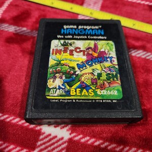 Vintage WORKING 1978 Hangman Atari 2600 Game Cartridge - Etsy