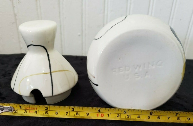 MCM Vintage Red Wing Smart Set Sugar Bowl D | Etsy