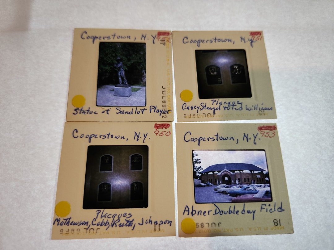 Lot of 4 1960s Vintage Cooperstown, New York 35mm Film Slides Bob ...