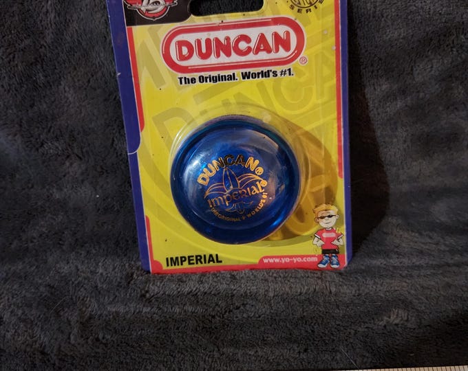 J* Vintage Duncan Imperial Yo Yo Genuine Original See Thru Transparent ...