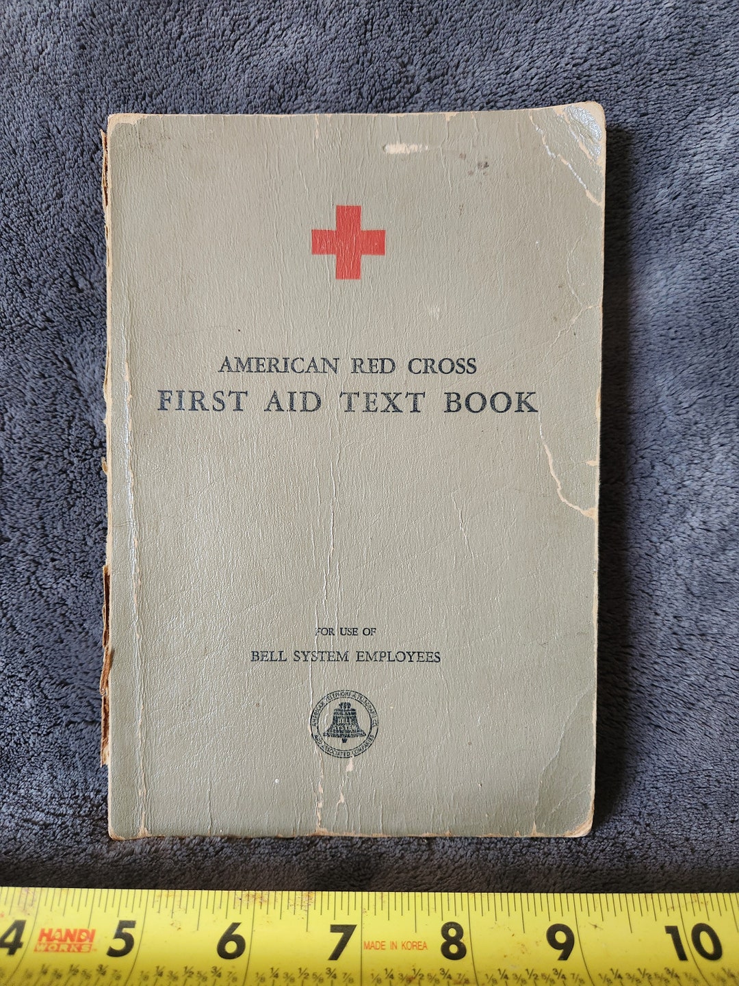 Vintage American Red Cross First Aid Text Book for Bell System ...
