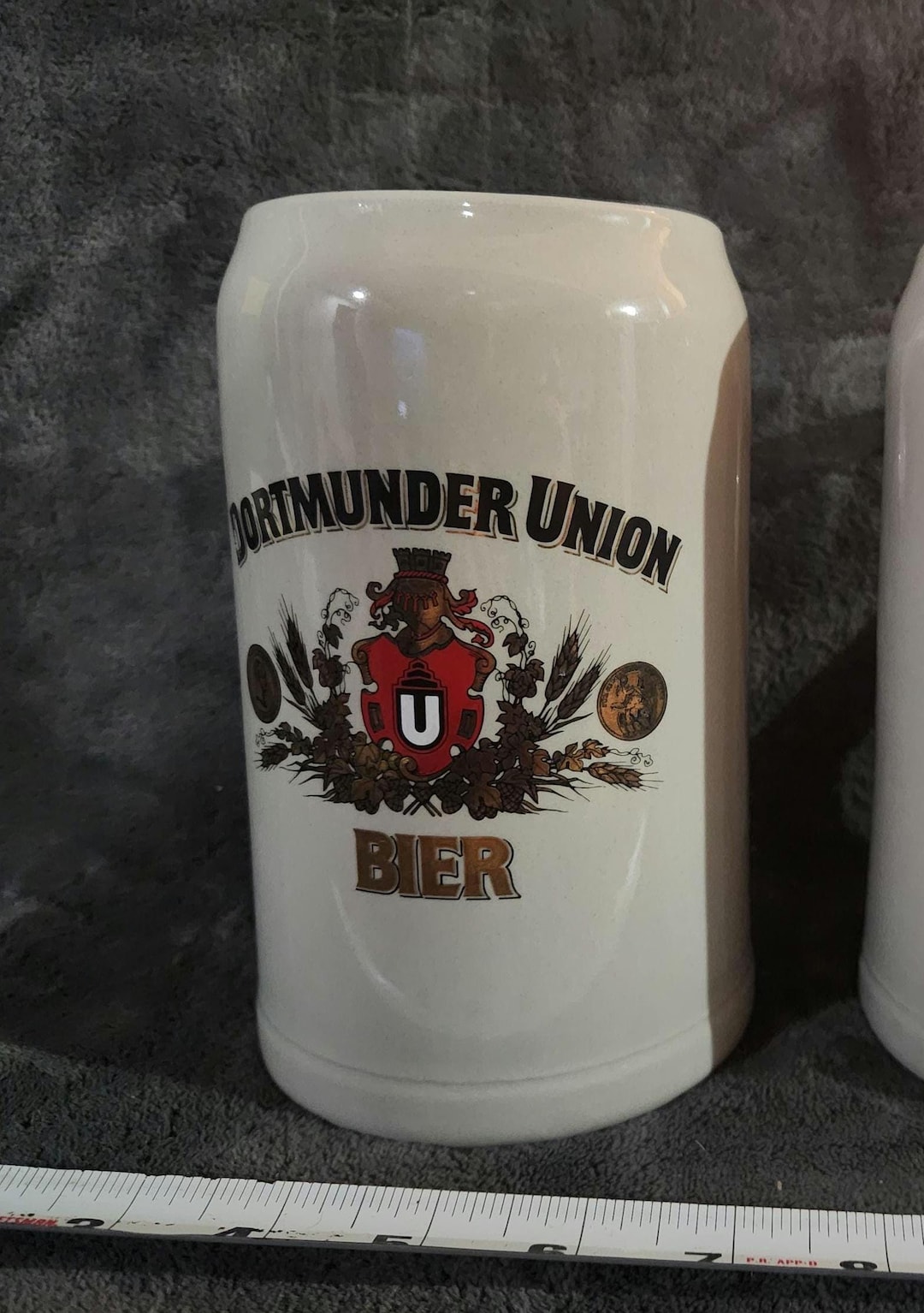 Vintage Dortmunder Union Bier Mug 1 Litre Stoneware Stein Mug - Etsy