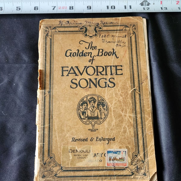 Antique Songbook - Etsy