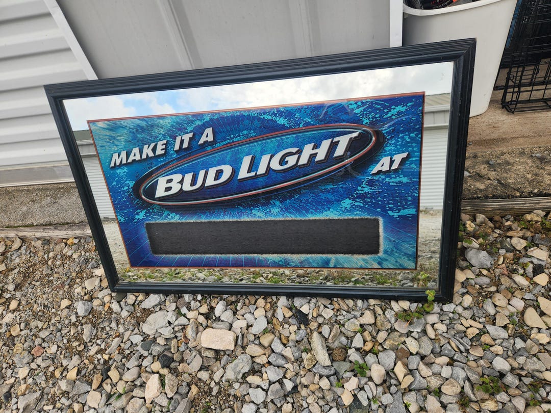 B* Vintage 1980s Make It a Bud Light at Personalize It Yourself Mirror ...