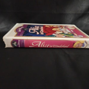 Vintage VHS Disney Alice in Wonderland - Etsy