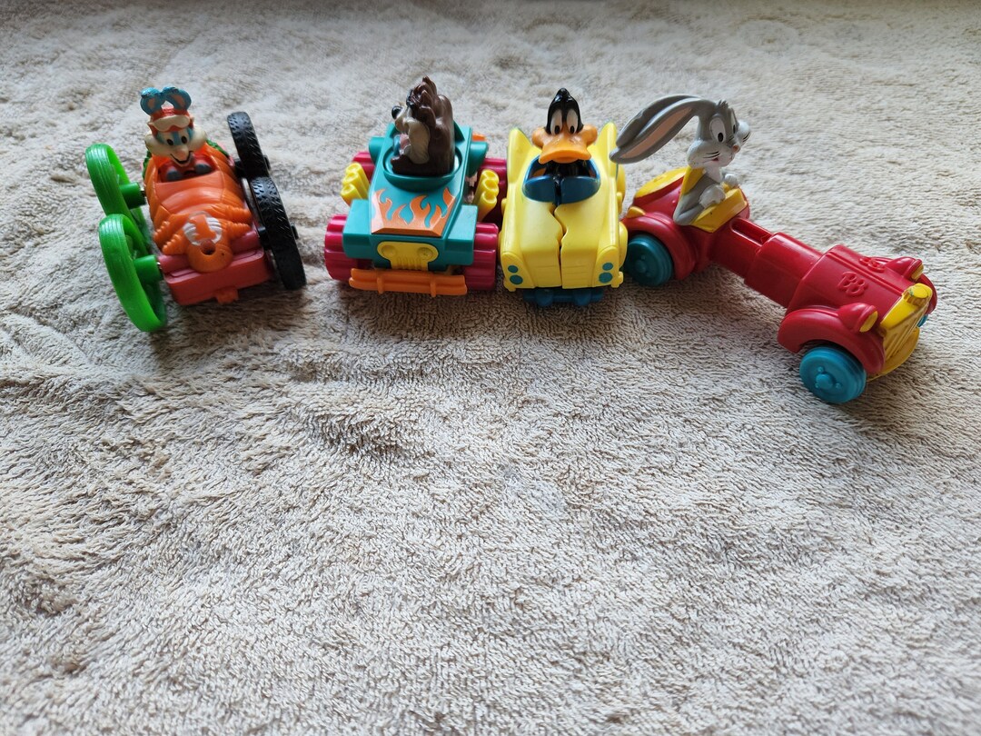 Vintage 1992 Warner Bros Quack Cars. MCDONALDS - Etsy