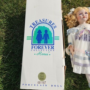 Vintage 24 Porcelain & Cloth Doll GAIL 241126 Treasures Forever - Etsy