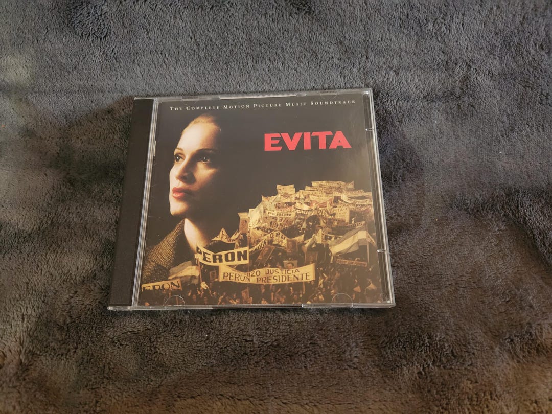 P* Vintage Evita Motion Picture Soundtrack 1996 Motion Pictures CD - Etsy
