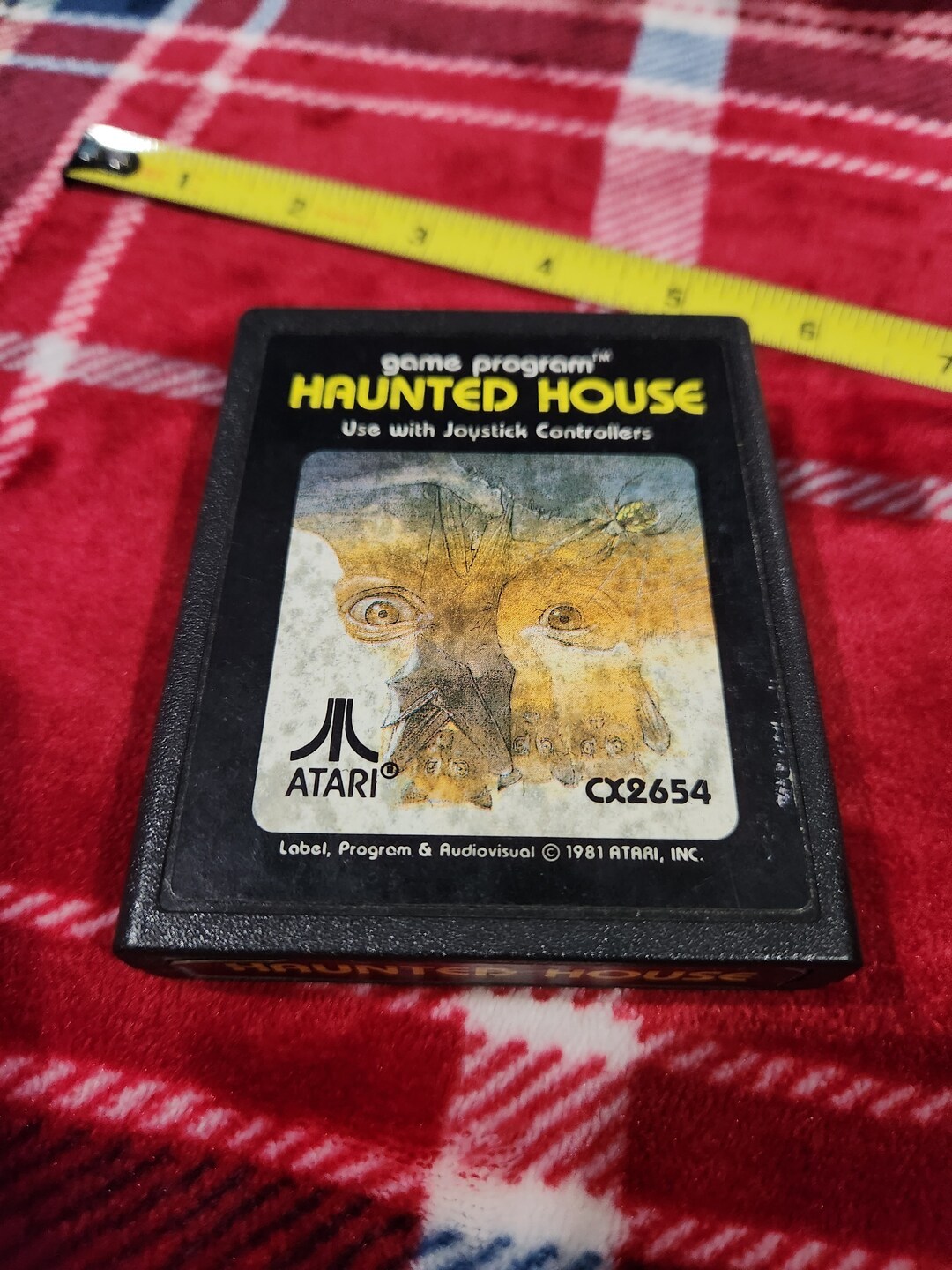 Vintage WORKING 1981 Haunted House Atari 2600 Game Cartridge - Etsy