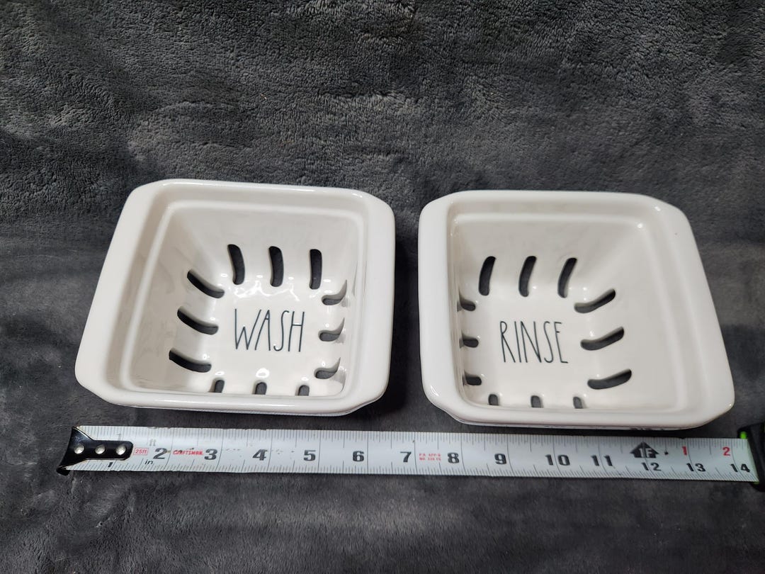 BC* Rae Dunn by Magenta Wash and Rinse Fruit Colander Fruit Bowls With ...