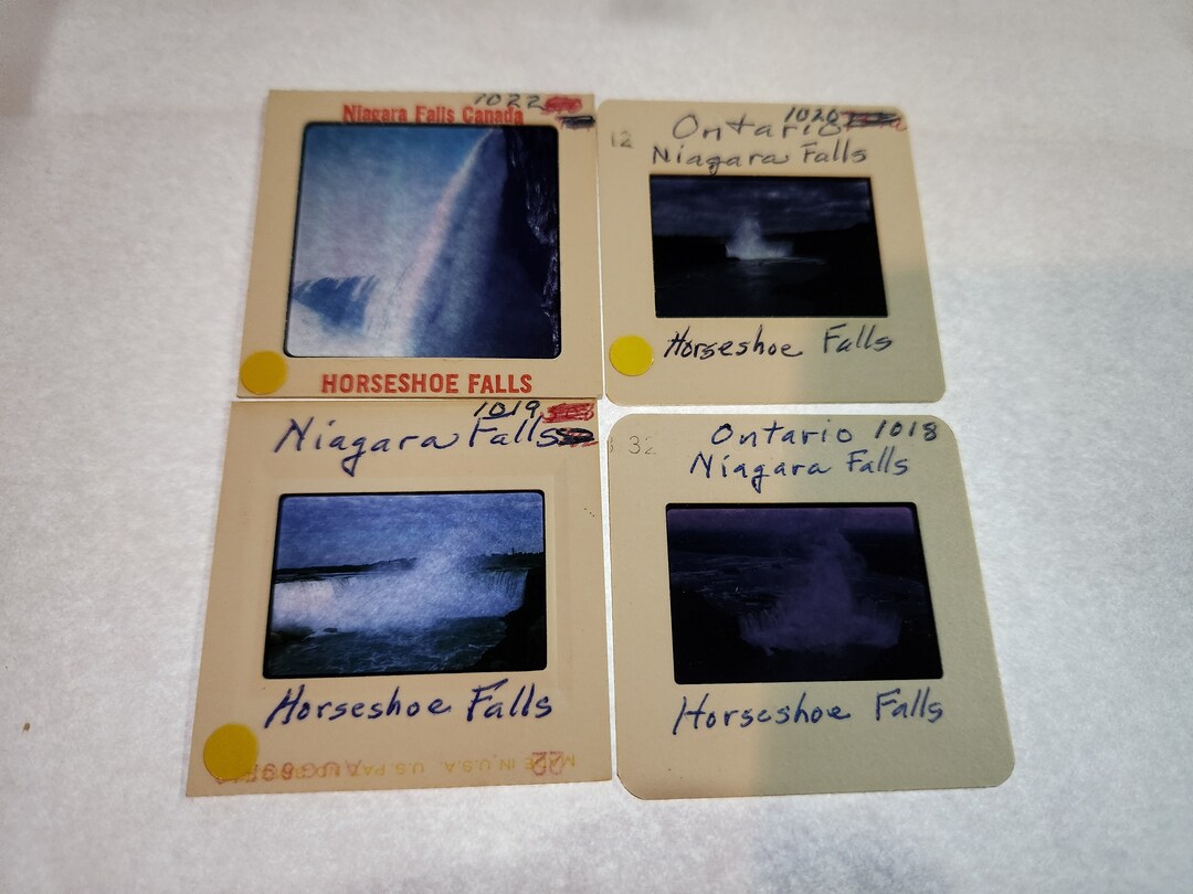 Lot of 4 1960s Vintage Niagara Falls 35mm Film Slides Ontario Canada ...
