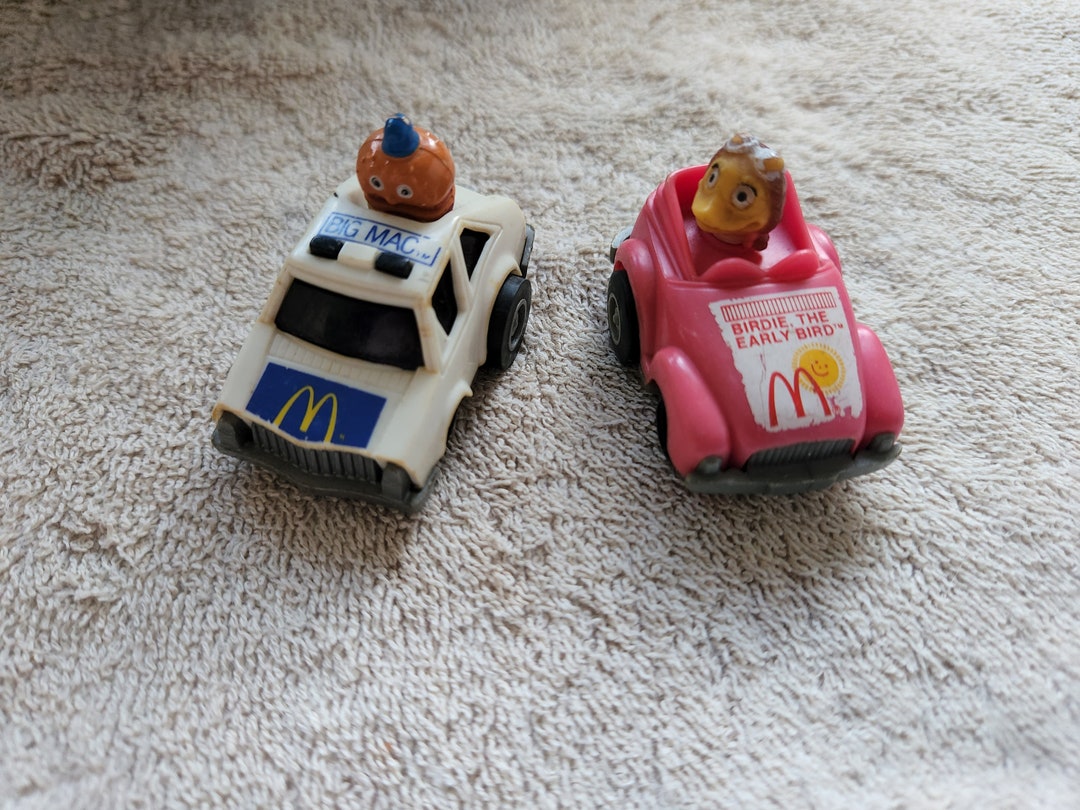 Vintage MCDONALDS Big Mac and Birdie Early Bird Pullback Cars - Etsy