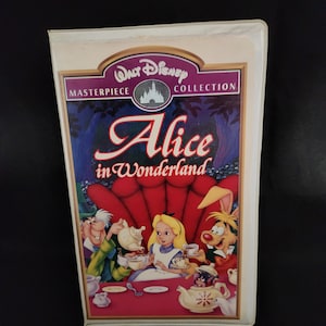 Vintage VHS Disney Alice in Wonderland - Etsy