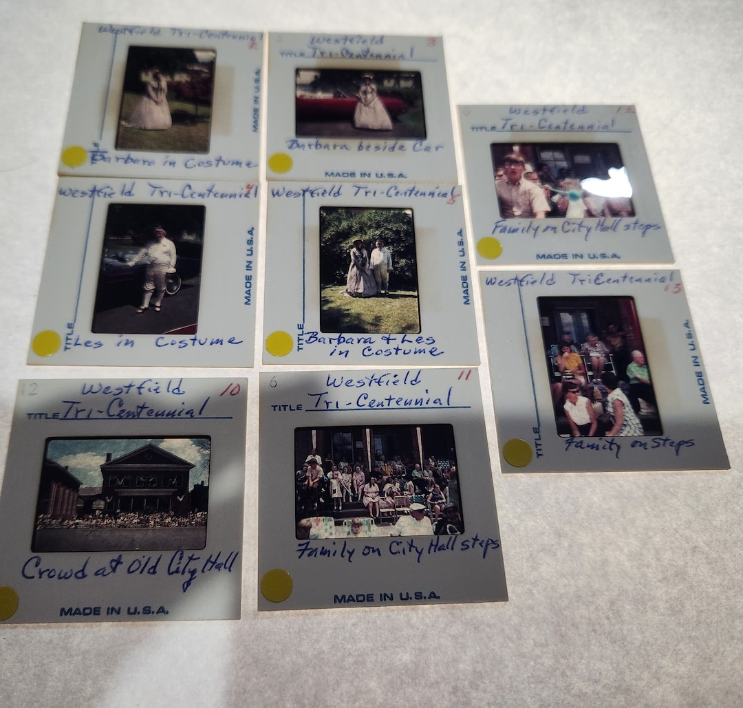 Lot of 8 1960s Vintage Westfield Massachusetts 35mm Film Slides Tri ...