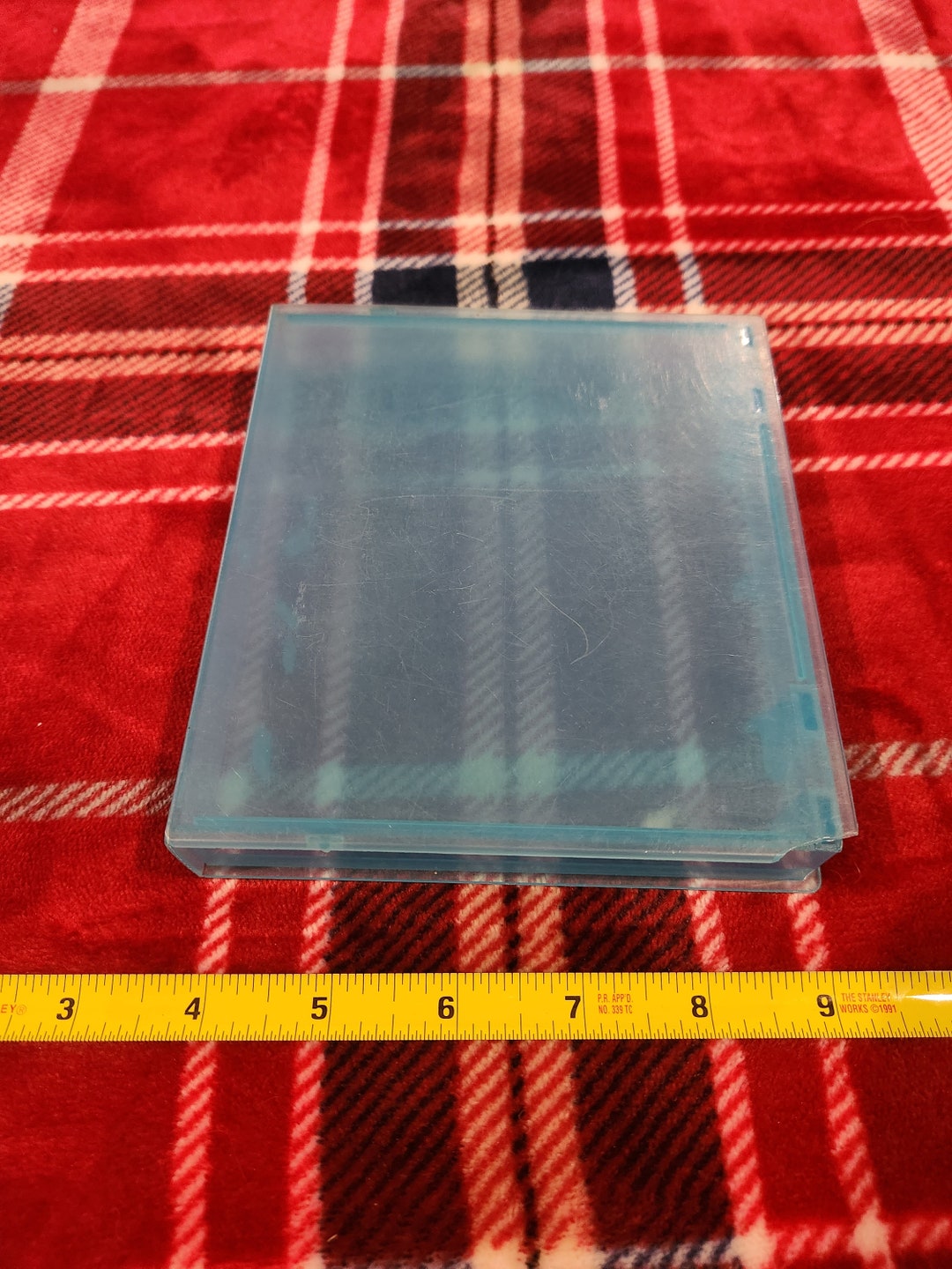 Vintage NES Nintendo Hard Clamshell Blue Plastic Rental Game Case ...