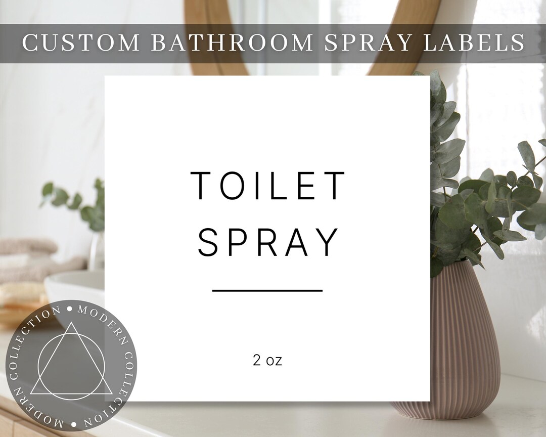 Customizable Toilet Spray Labels Before-you-go Labels Set of 20 ...