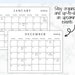 Printable Minimalist 2024 Calendar Template Digital Monthly Calendar ...