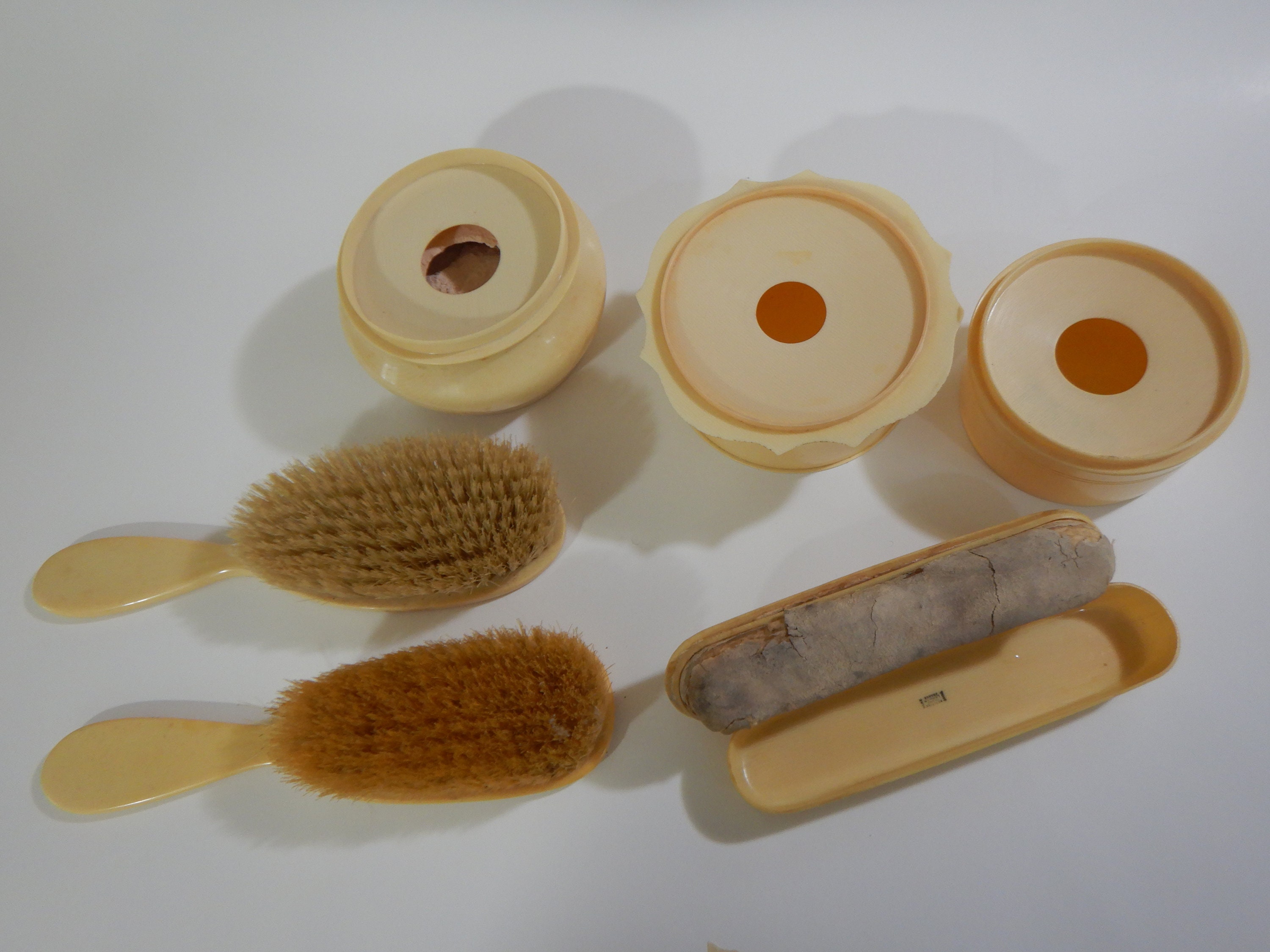 French Ivory Celluloid Dresser Items - Etsy