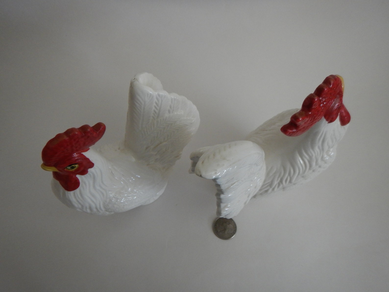 Vintage Lefton Chicken Hen and Rooster - Etsy