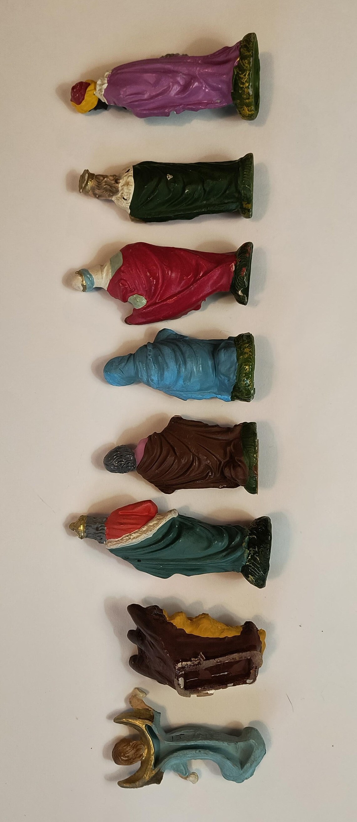 Classic Vintage Chalkware Nativity Figures - Etsy