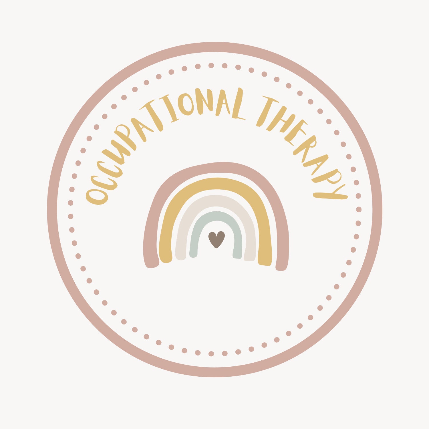 Occupational Therapy Rainbow SVG & PNG - Etsy