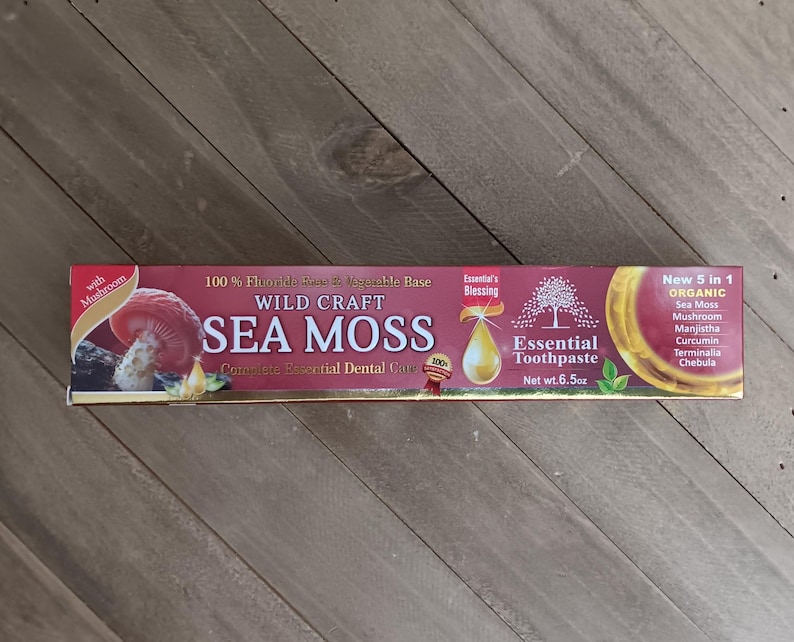 Organic Toothpaste - Neem, Charcoal, Moringa, Black Seed, Miswak, Sea ...