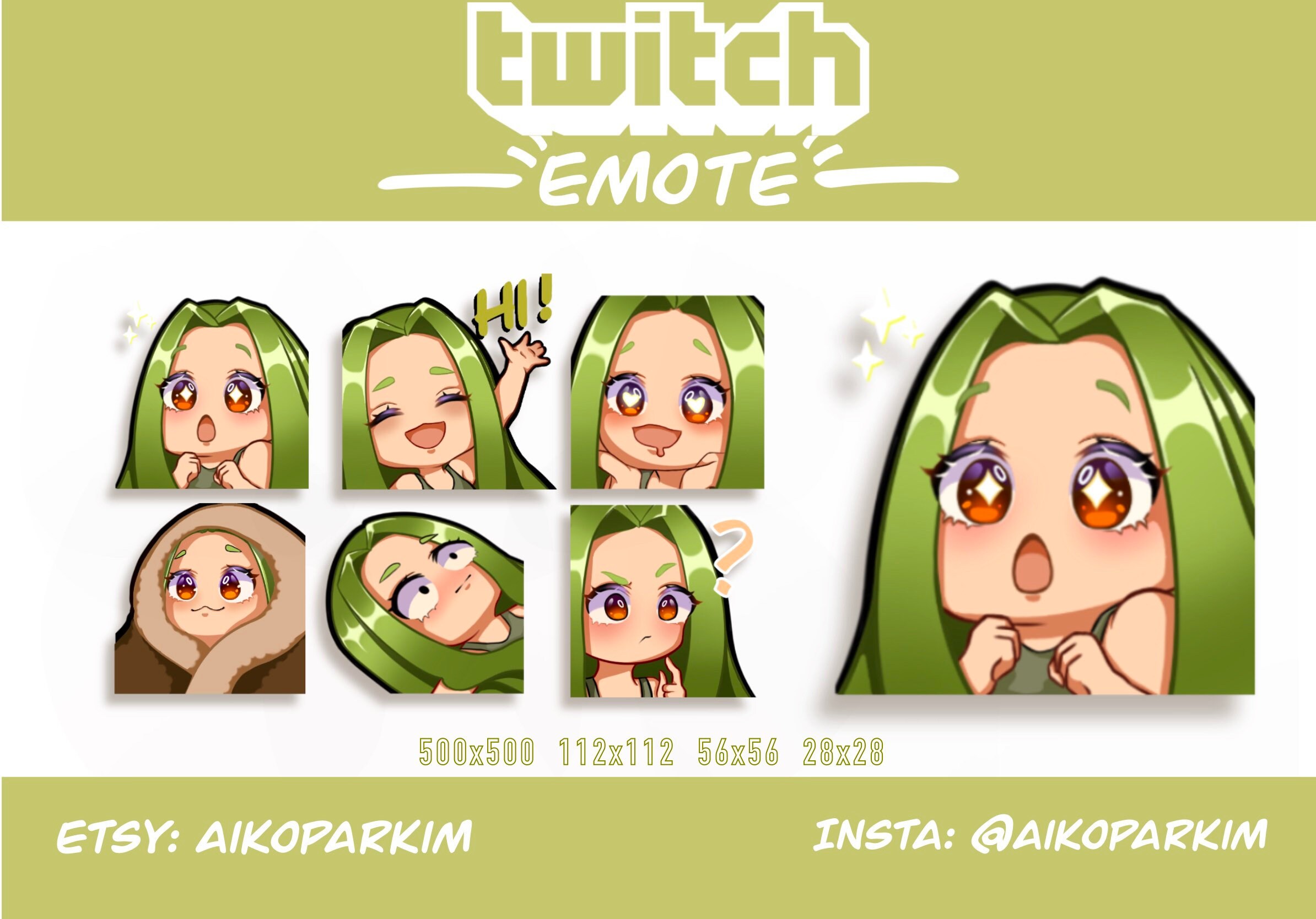 Custom Twitch Emotes Game Emotes Illustration Custom Emotes | Etsy Canada
