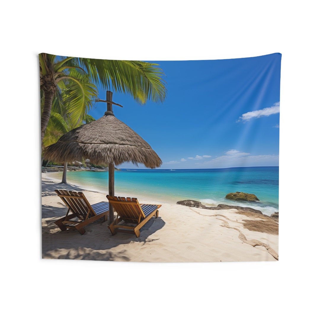 Lazy Day at the Beach Tapestry - Etsy