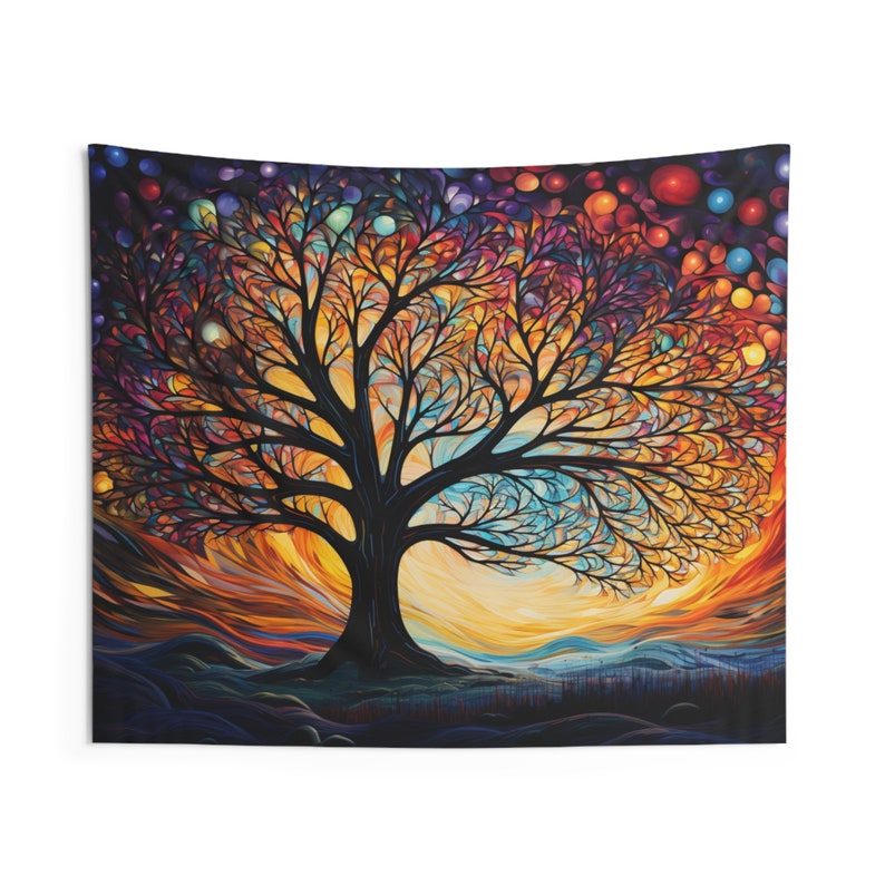 Whimsical Tree Tapestry - Etsy
