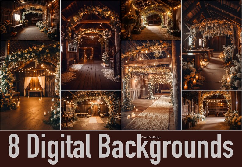 Rustic Barn Set 8 Digital Backgrounds 300DPI JPG Photoshop - Etsy