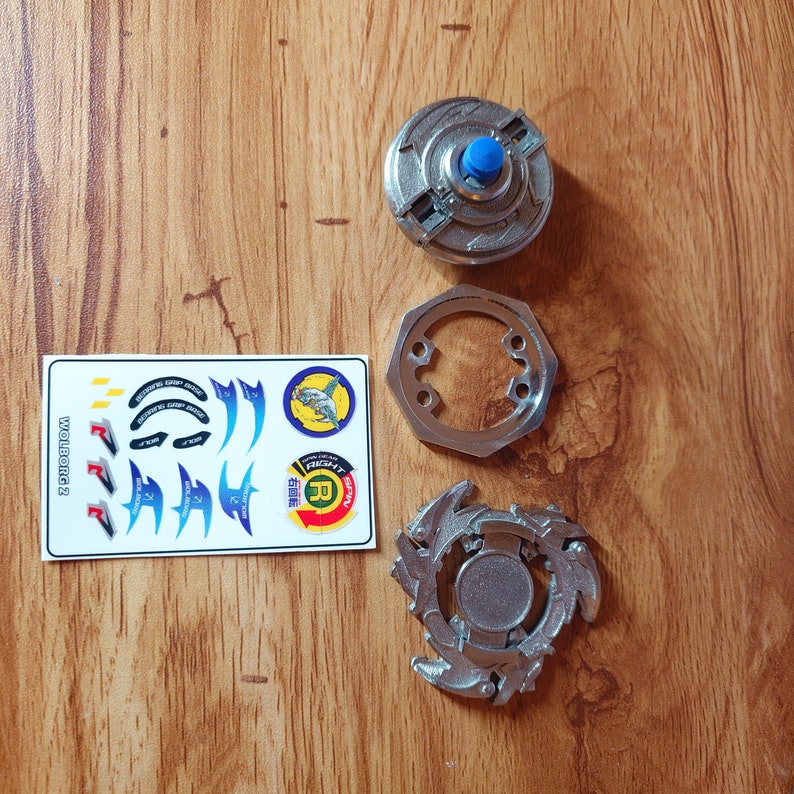 FULL METAL Beyblade Wolborg 2 (stainless Steel) - Etsy
