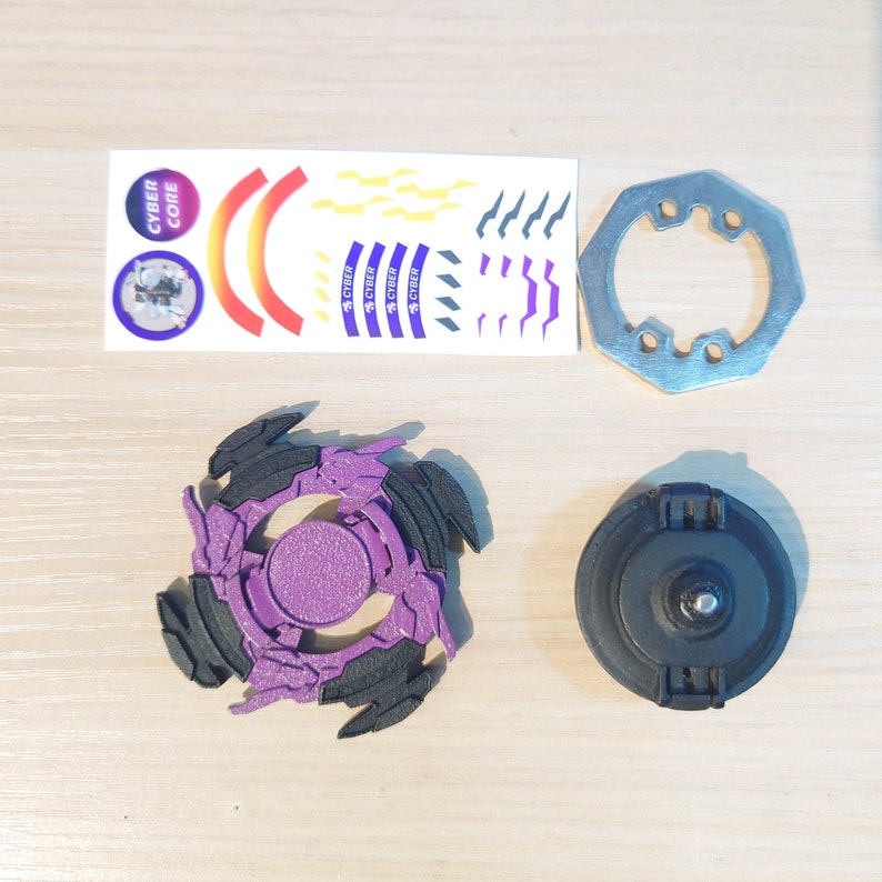 FULL METAL Beyblade Cyber Draciel stainless Steel - Etsy UK