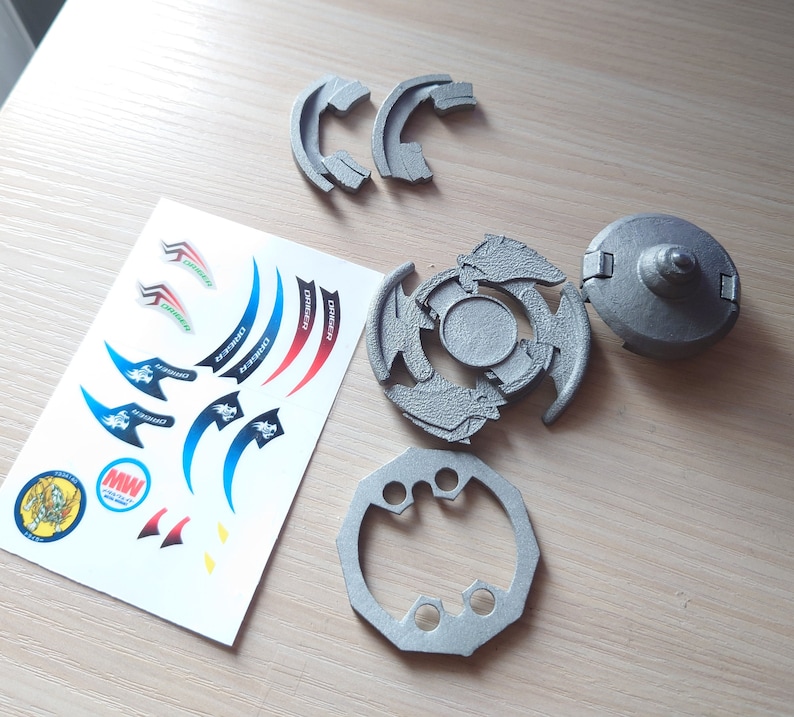 FULL METAL Beyblade Driger V2 stainless Steel - Etsy