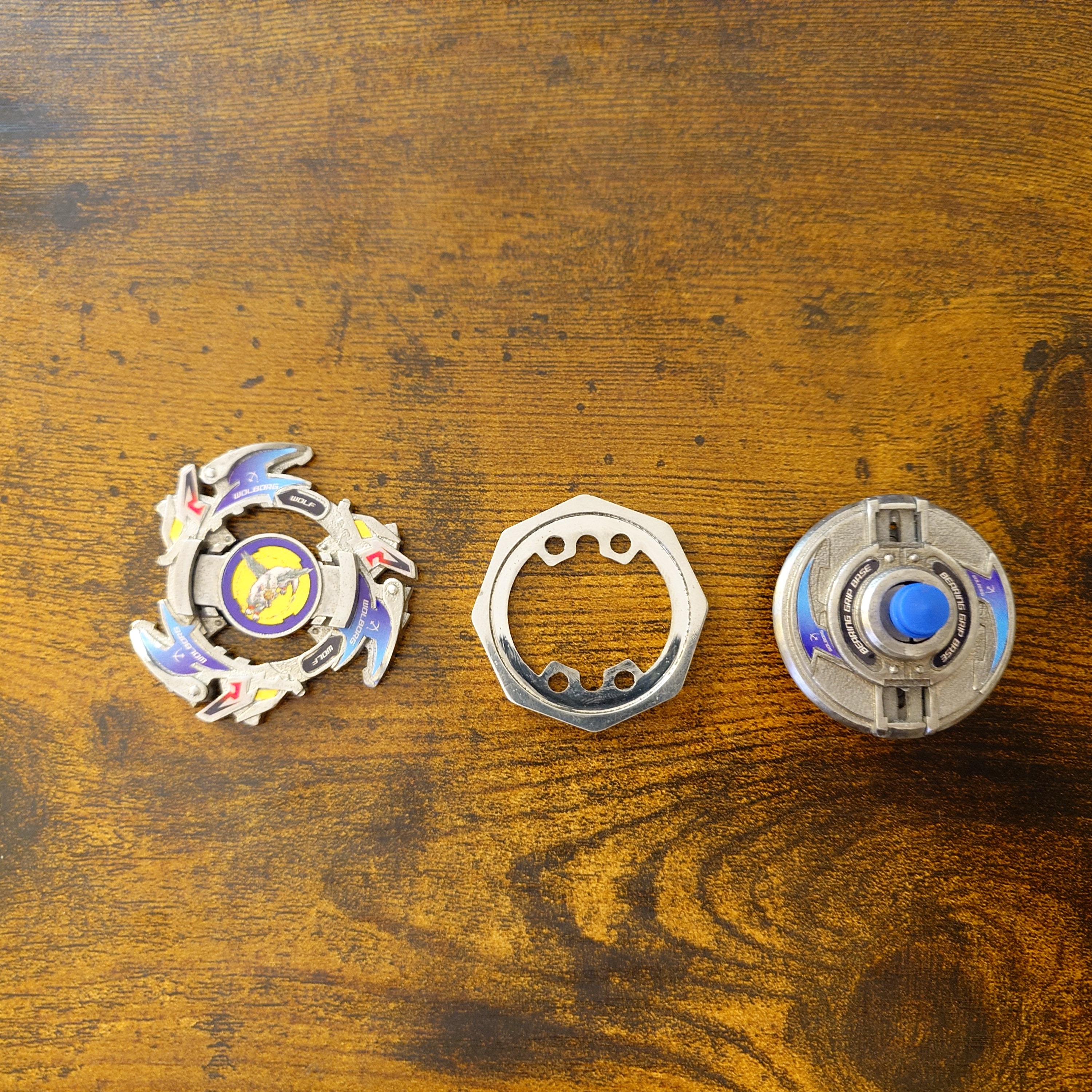 FULL METAL Beyblade Wolborg 2 (stainless Steel) - Etsy