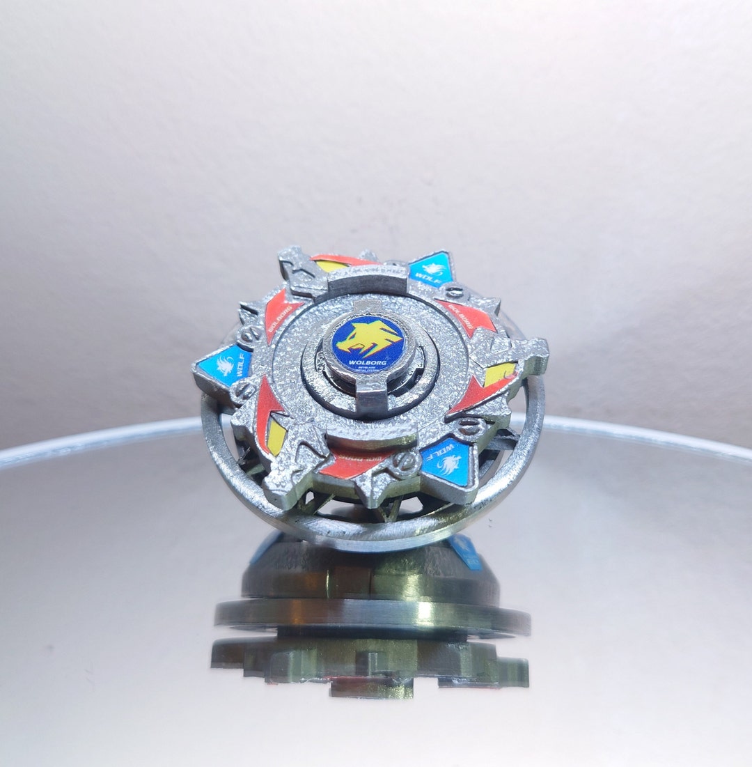 Beyblade FULL METAL Wolborg (6) MF - Custom (3D Printed) - Etsy