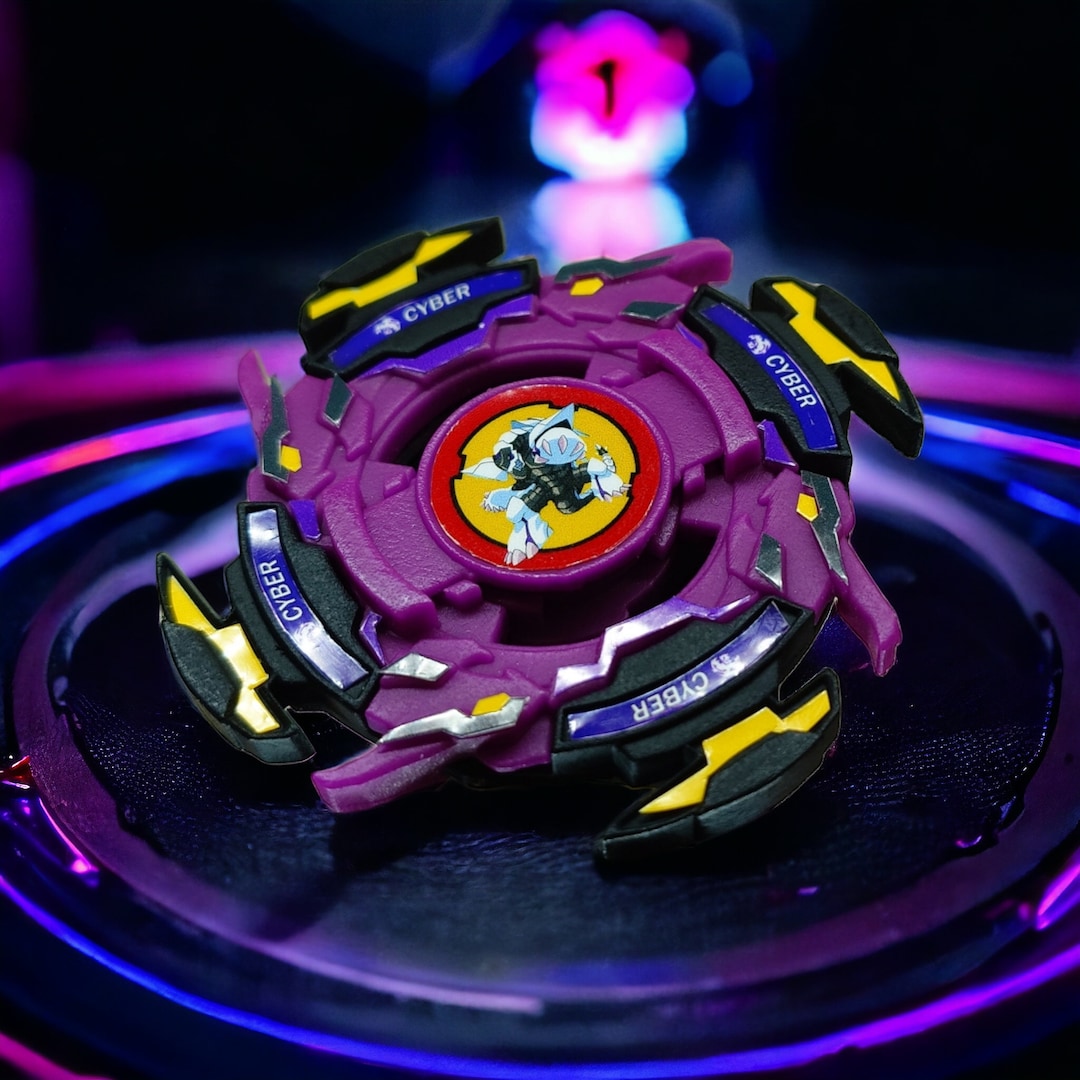 Beyblade Cyber Draciel (custom) - Etsy