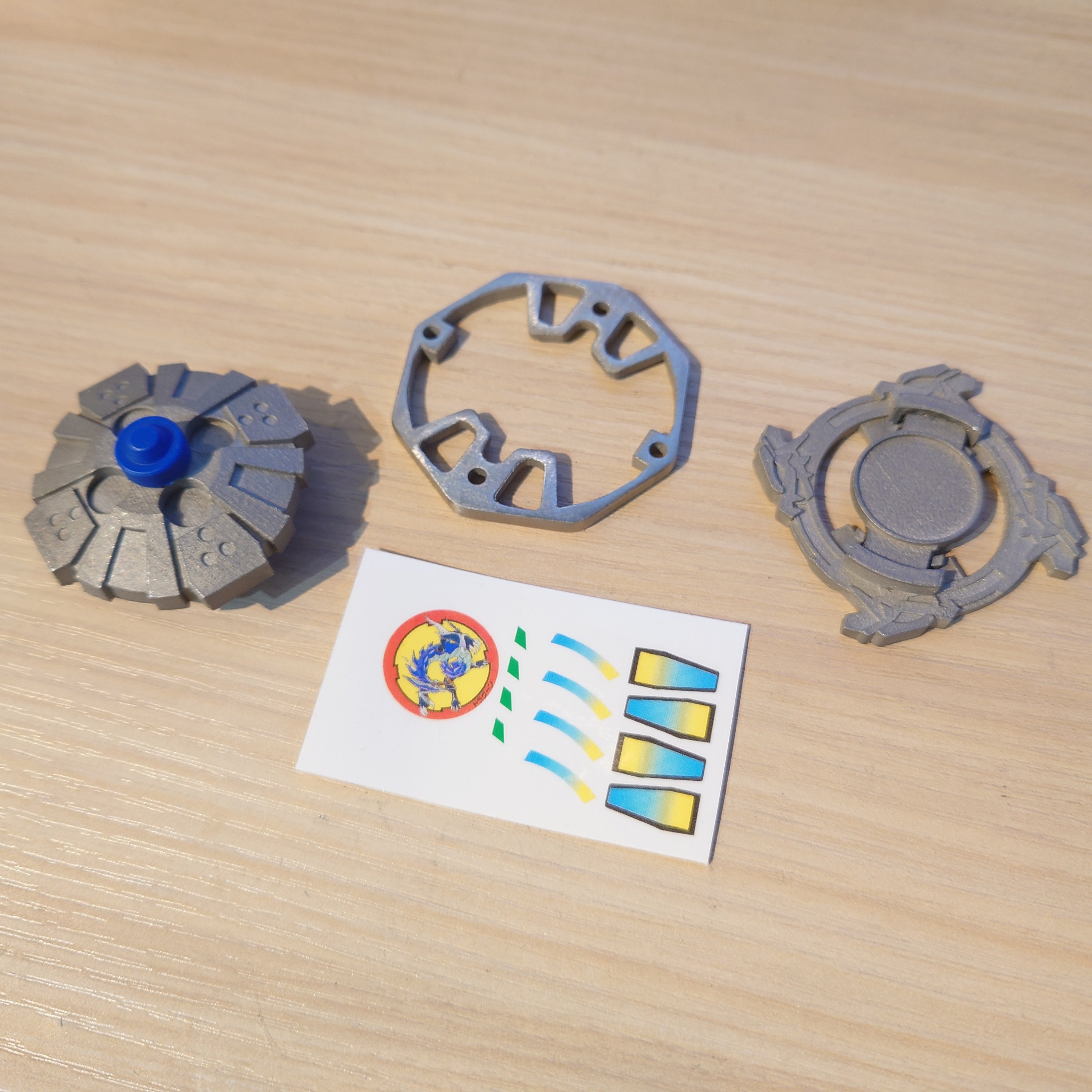 FULL METAL Beyblade Dragoon Grip Attacker stainless Steel - Etsy