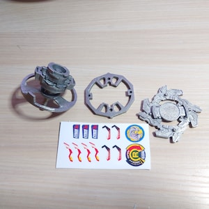 FULL METAL Beyblade Cyber Dragoon stainless Steel - Etsy
