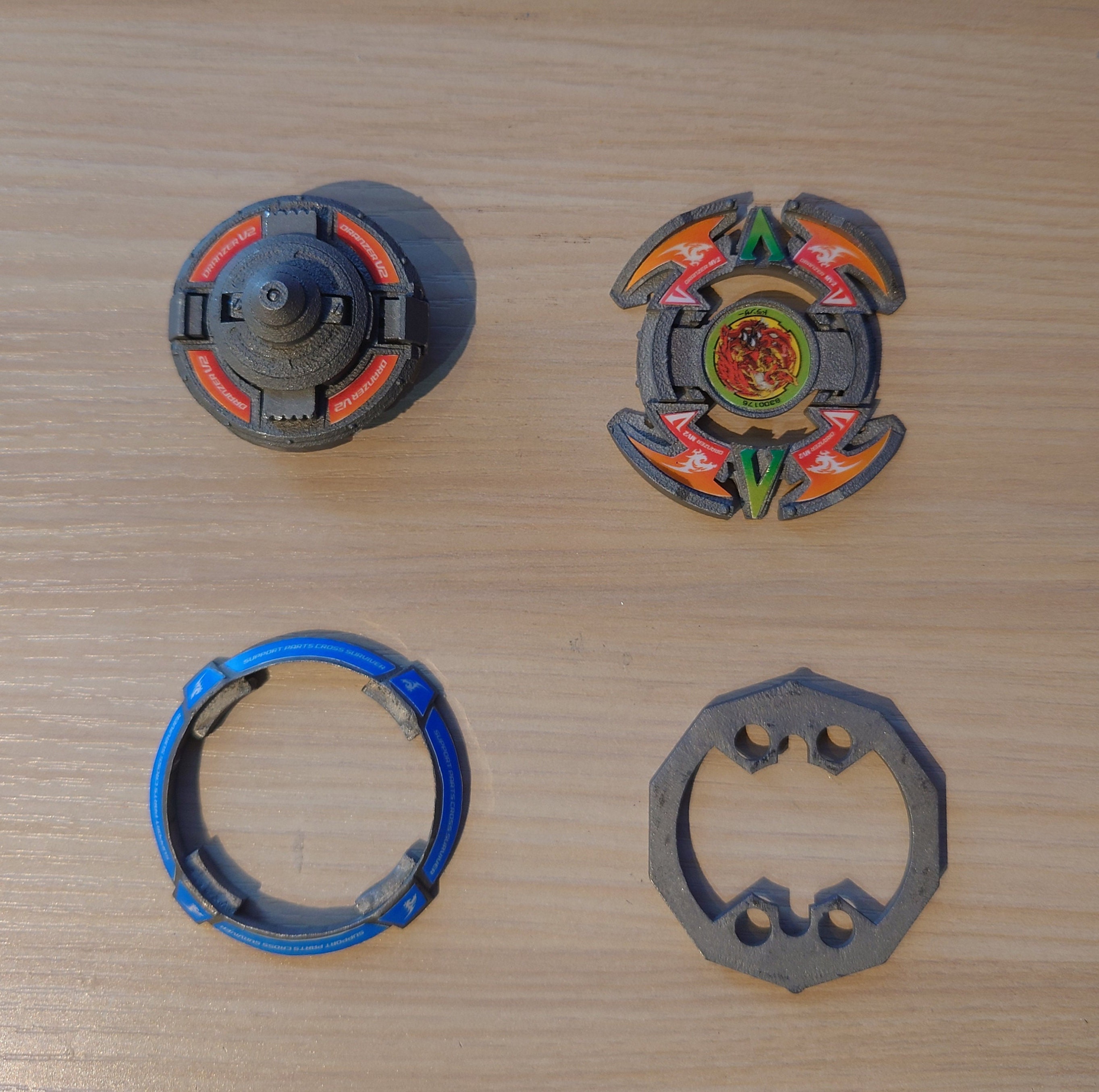 FULL METAL Beyblade Dranzer V2 stainless Steel - Etsy