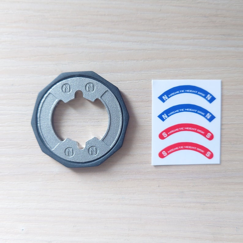 Beyblade CUSTOM Magnetic Weight Disk (rubber & Stainless Steel) - Etsy