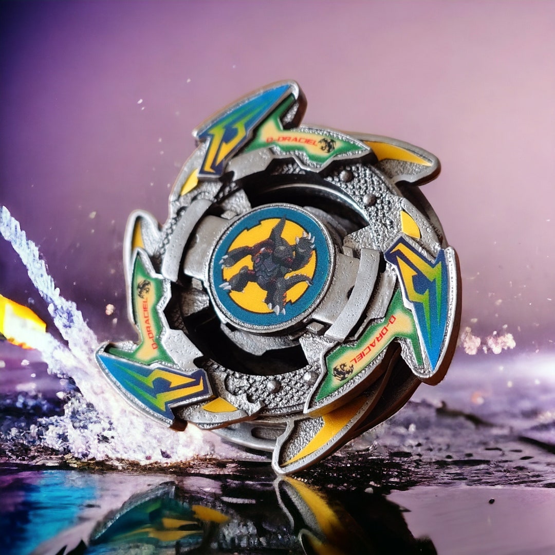 FULL METAL Beyblade - Dark Draciel (stainless Steel) - Etsy