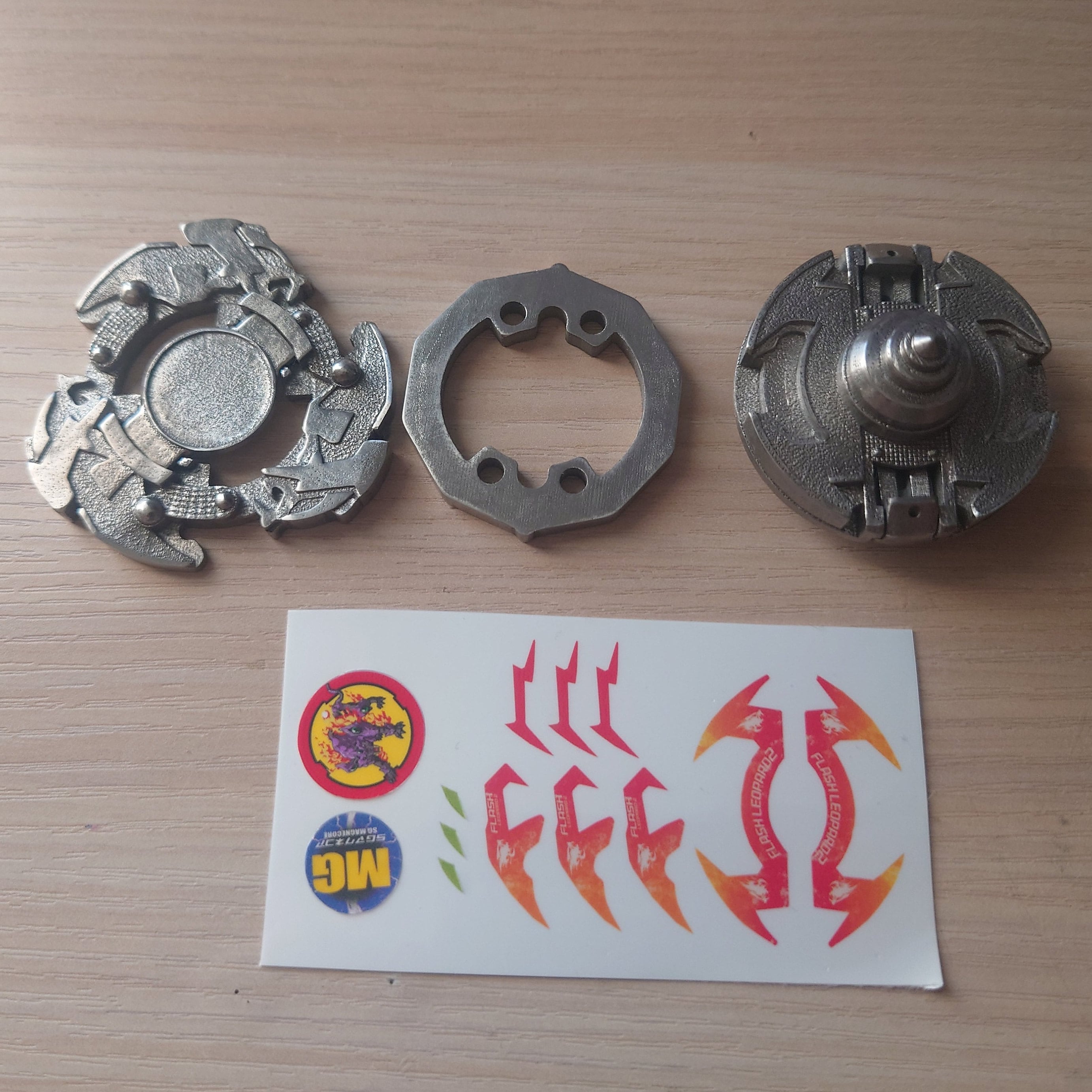 FULL METAL Beyblade Flash Leopard 2 (stainless Steel) - Etsy